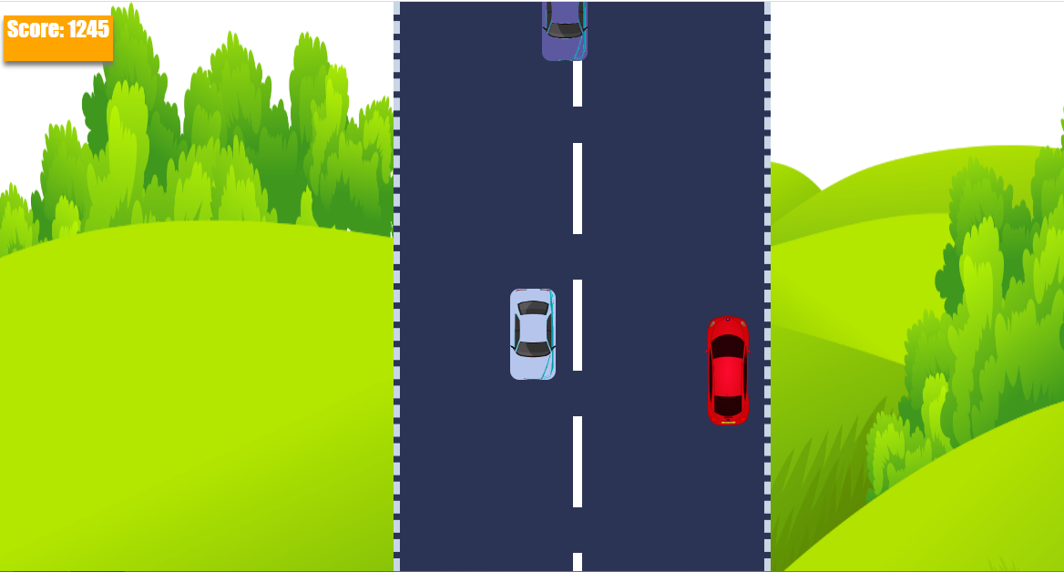 Road Rush Game In Javascript Free Source Code Sourcecodester